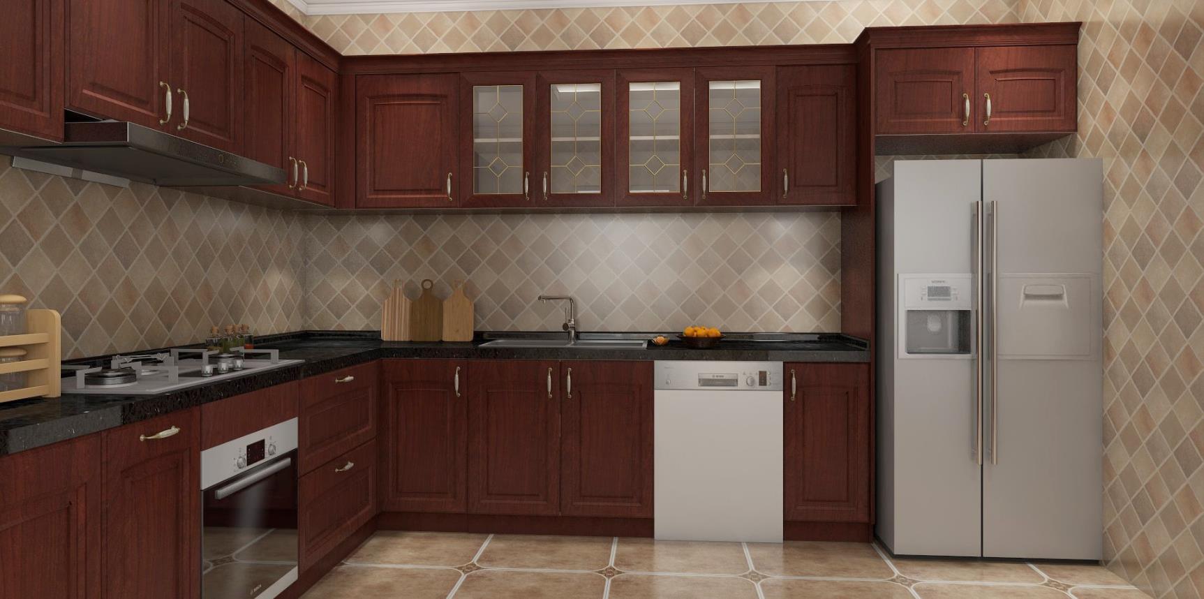 Kabinet Dapur Kayu Solid - PA Kitchen